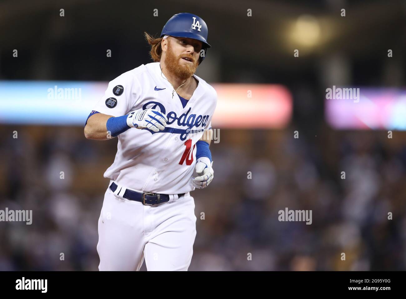 Los Angeles, CA. 23rd July, 2021. Los Angeles Dodgers third baseman ...
