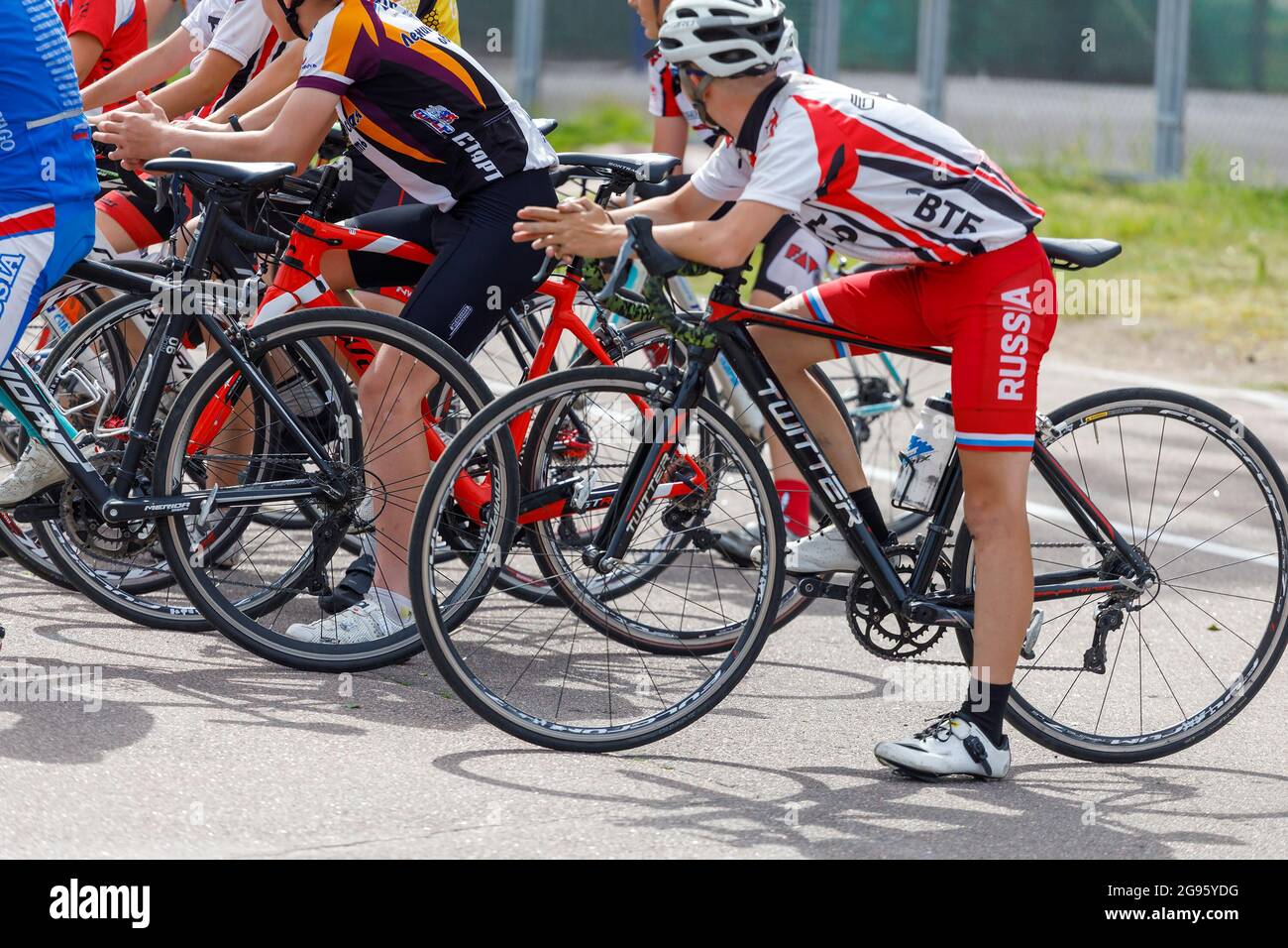 Teen riding racing bike hi-res stock photography and images - Alamy