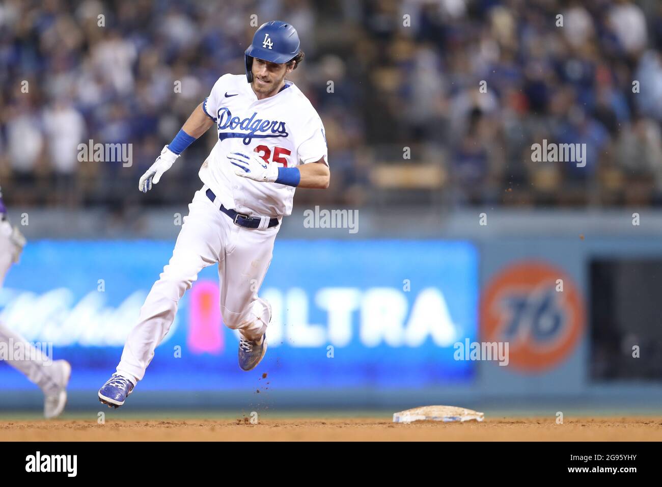 Los Angeles, CA. 23rd July, 2021. Los Angeles Dodgers center fielder ...