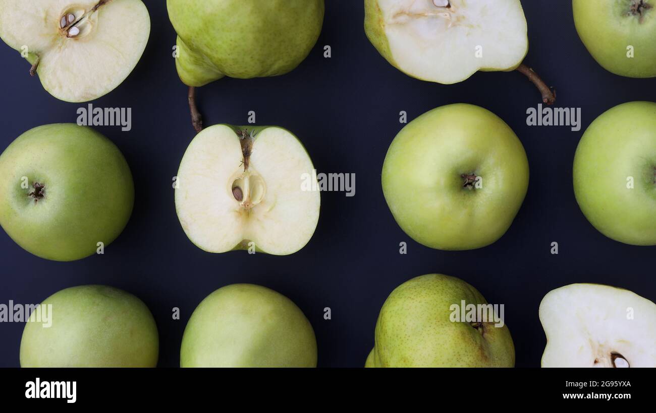 Pears and apples pattern hi-res stock photography and images - Alamy