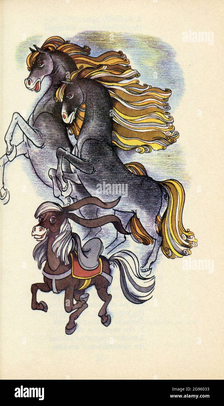 The Russian folk tale "The Little Humpbacked Horse (Konyok-Gorbunok ...