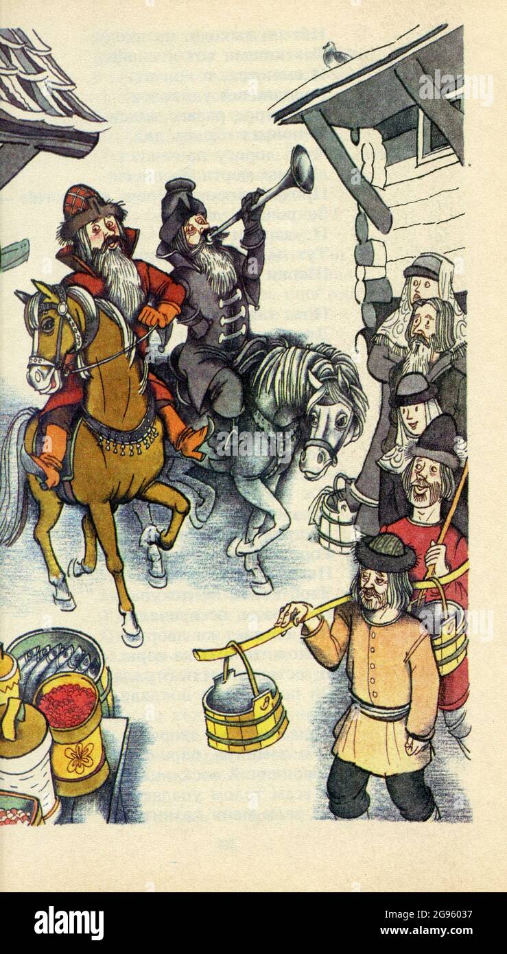 The Russian folk tale "The Little Humpbacked Horse (Konyok-Gorbunok ...