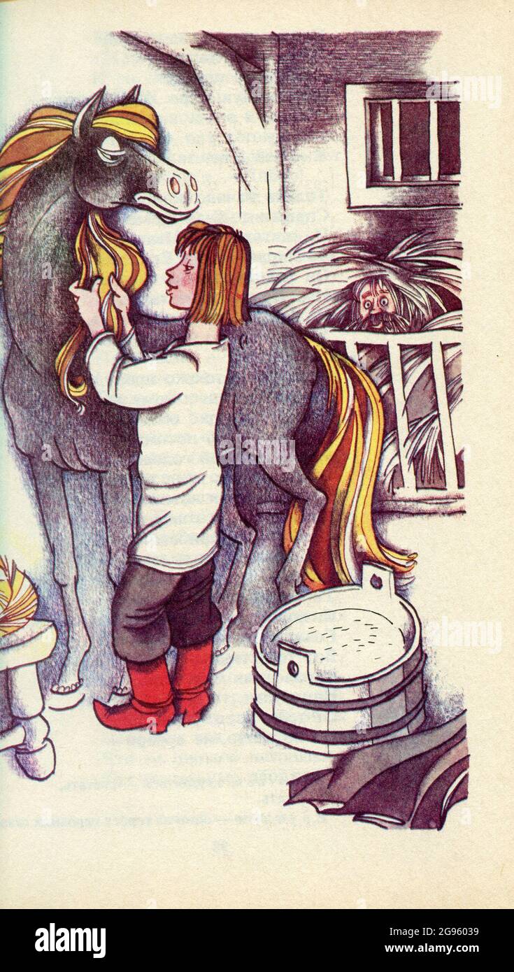 The Russian folk tale "The Little Humpbacked Horse (Konyok-Gorbunok ...