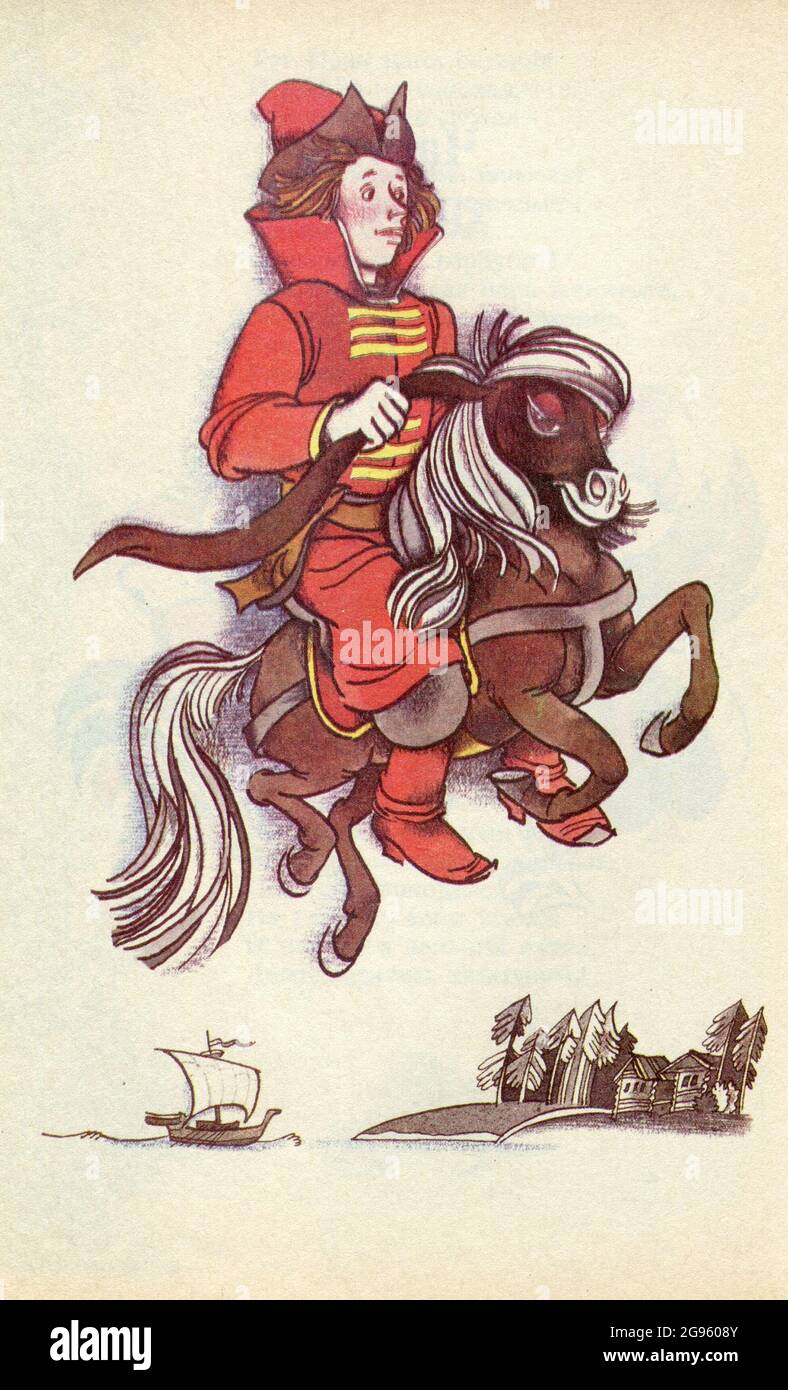 The Russian folk tale "The Little Humpbacked Horse (Konyok-Gorbunok ...