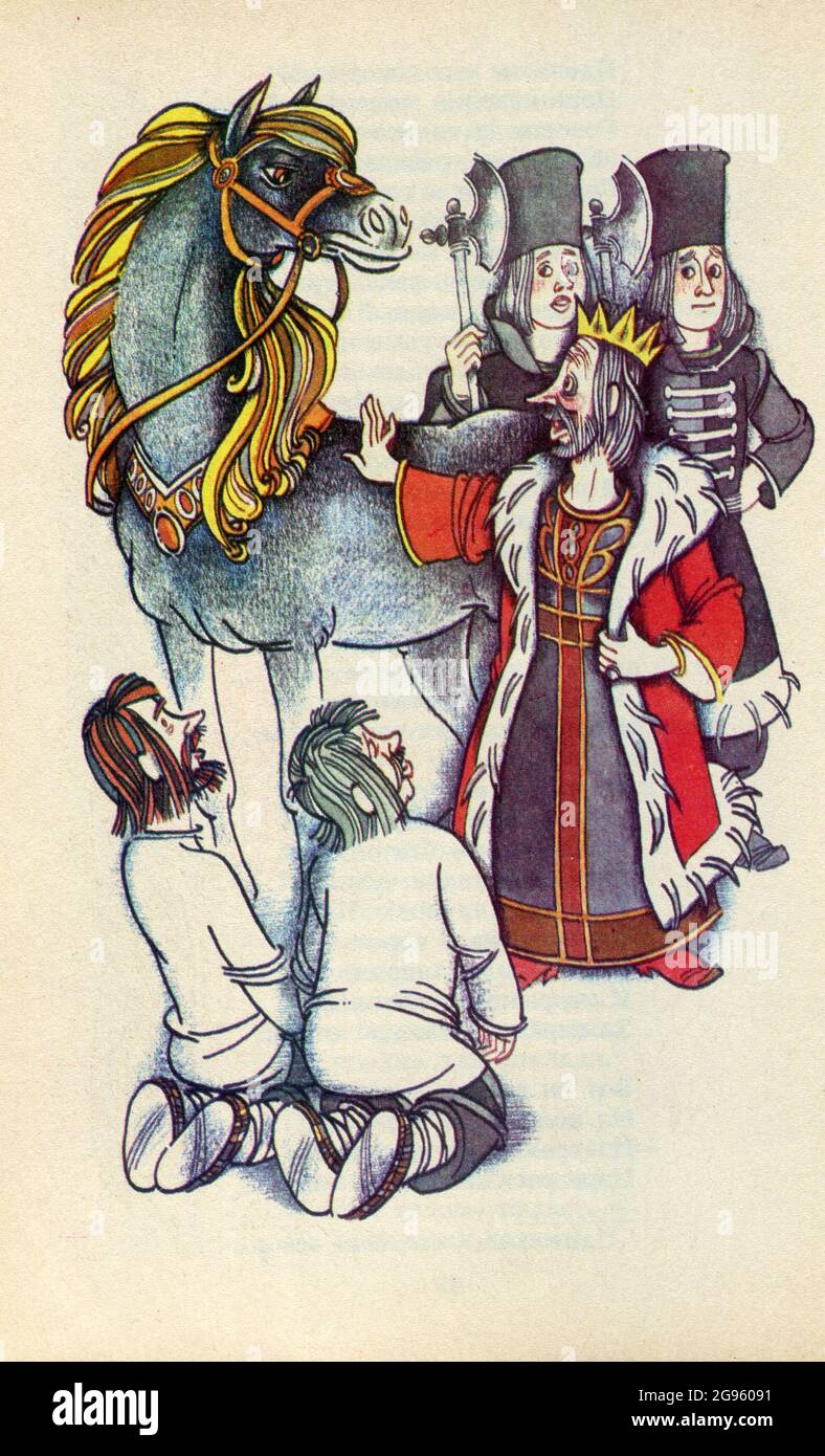 The Russian folk tale "The Little Humpbacked Horse (Konyok-Gorbunok ...