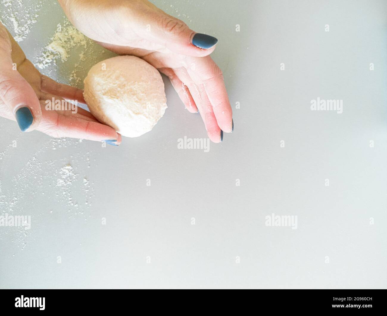 Woman hands preparing bread hi-res stock photography and images - Alamy
