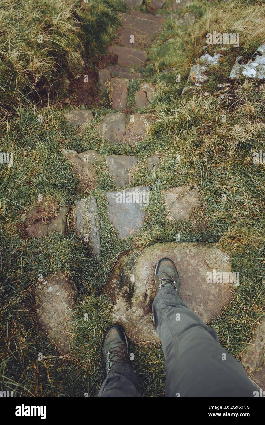 Stepping over a wall hi-res stock photography and images - Alamy