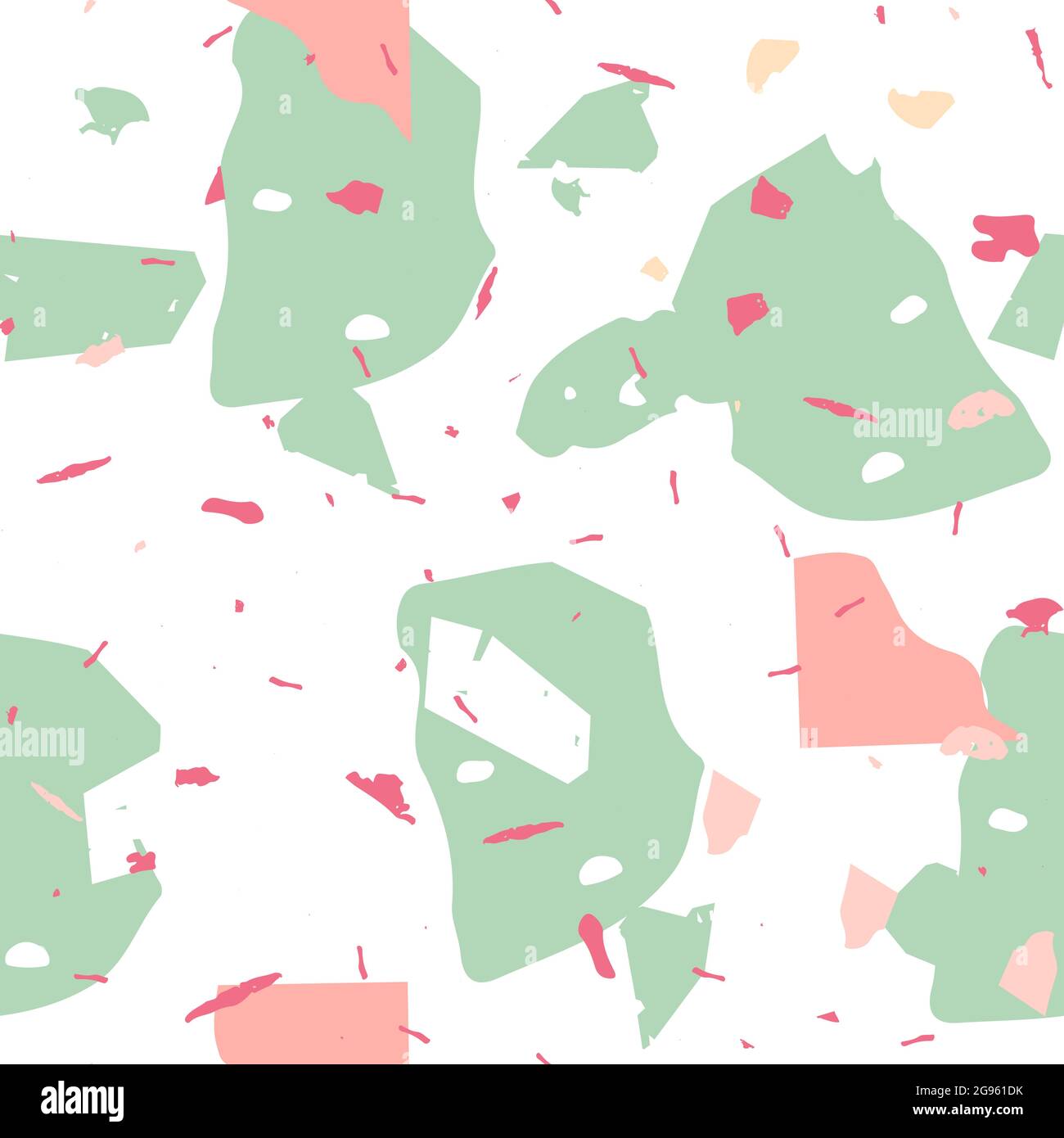 Terrazzo seamless pattern. Pink venetian flooring texture. Terrazzo ...