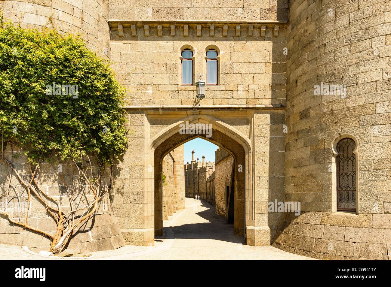 Palace windows and towers hi-res stock photography and images - Alamy