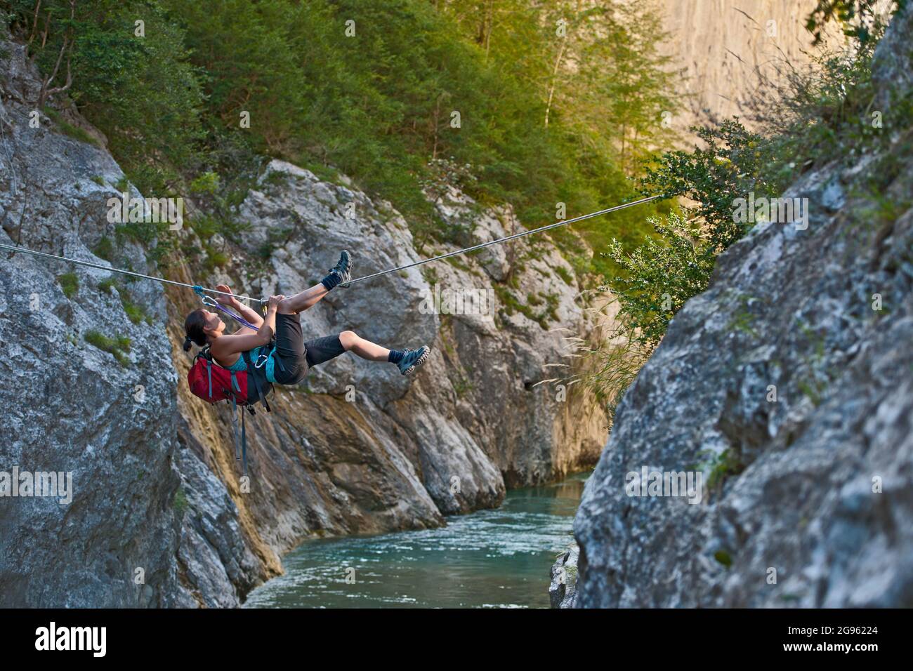 Tyrolean traverse hi-res stock photography and images - Alamy