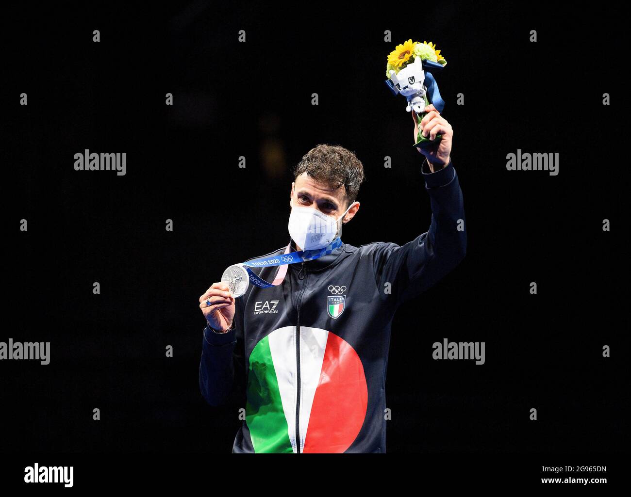 Award ceremony: Luigi SAMELE (ITA), 2nd place, silver medal, silver ...