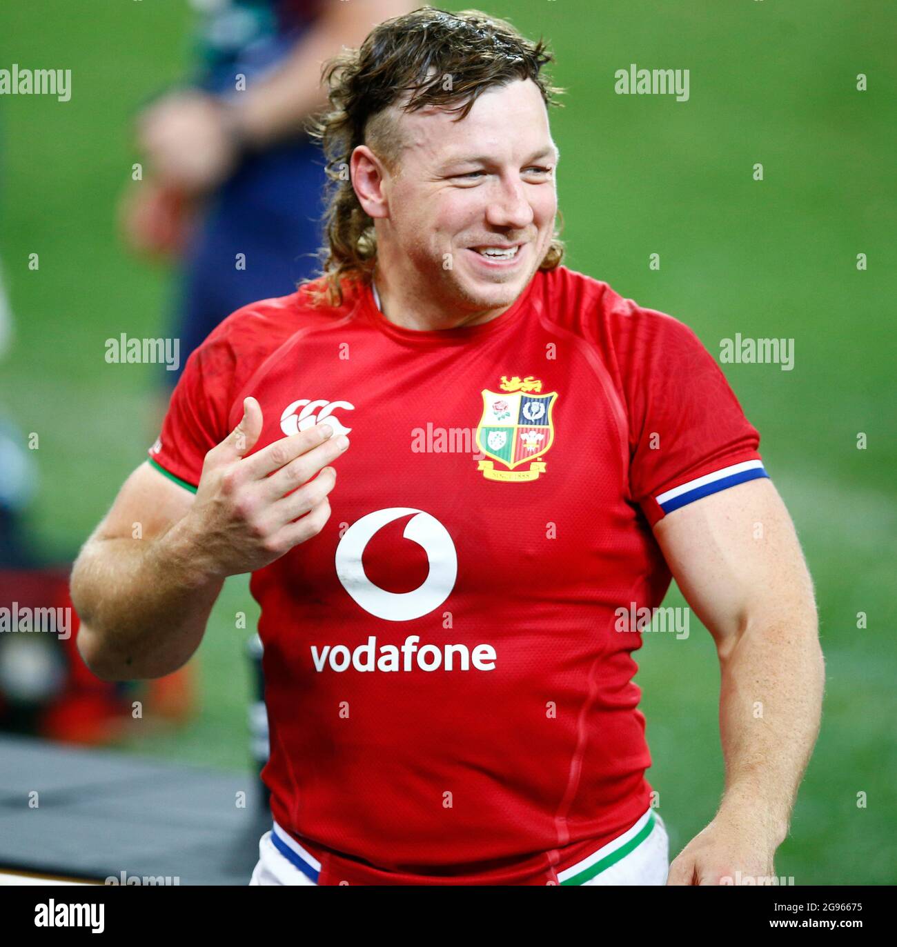 Hamish Watson of the British & Irish Lions following the Castle Lager ...