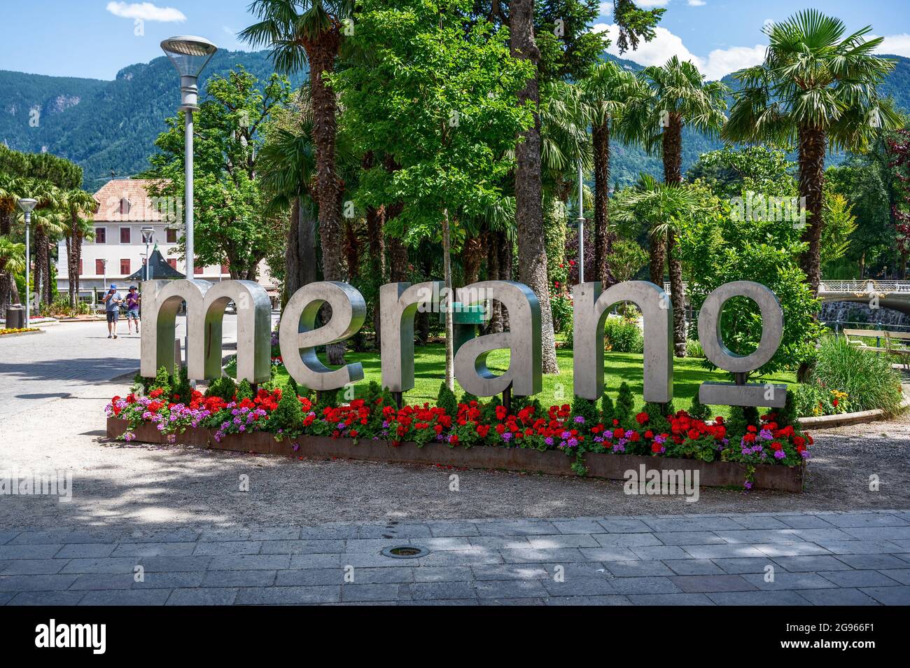 Gardens of merano center hi-res stock photography and images - Alamy