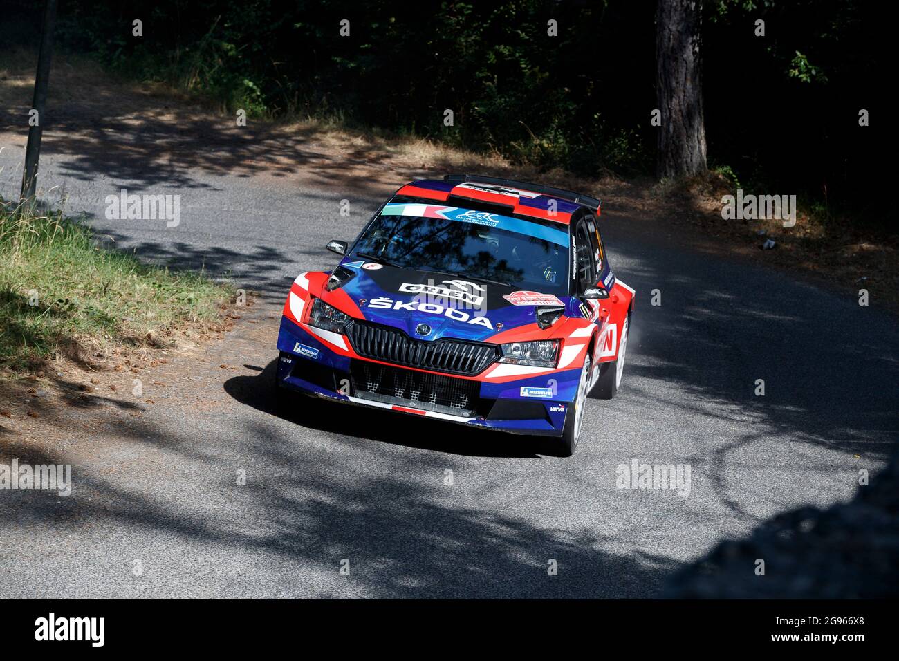 03 Miko MARCZYK (POL), Szymon GOSPODARCZYK (POL), Skoda Fabia Rally2 Evo, Orlen Team, action ...