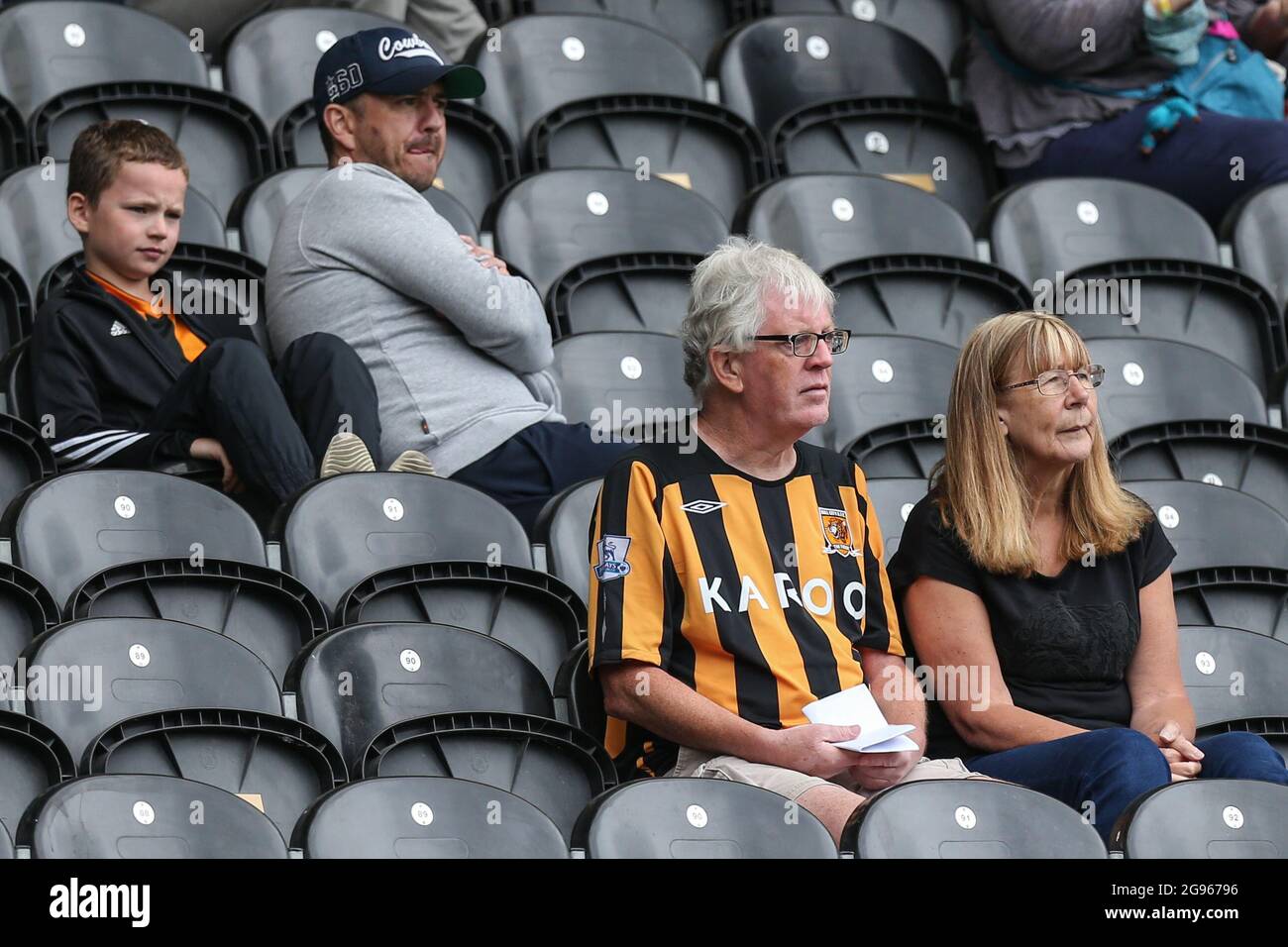 Hull City fans return to the MKM Stadium to watch Hull City v Mansfield ...