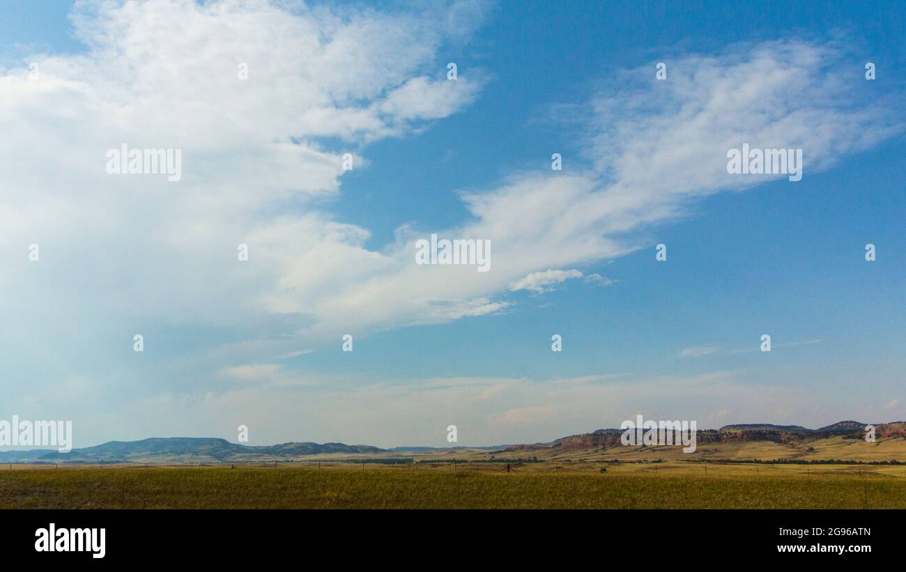 Northeastern Wyoming Seen From Interstate 90 Stock Photo - Alamy