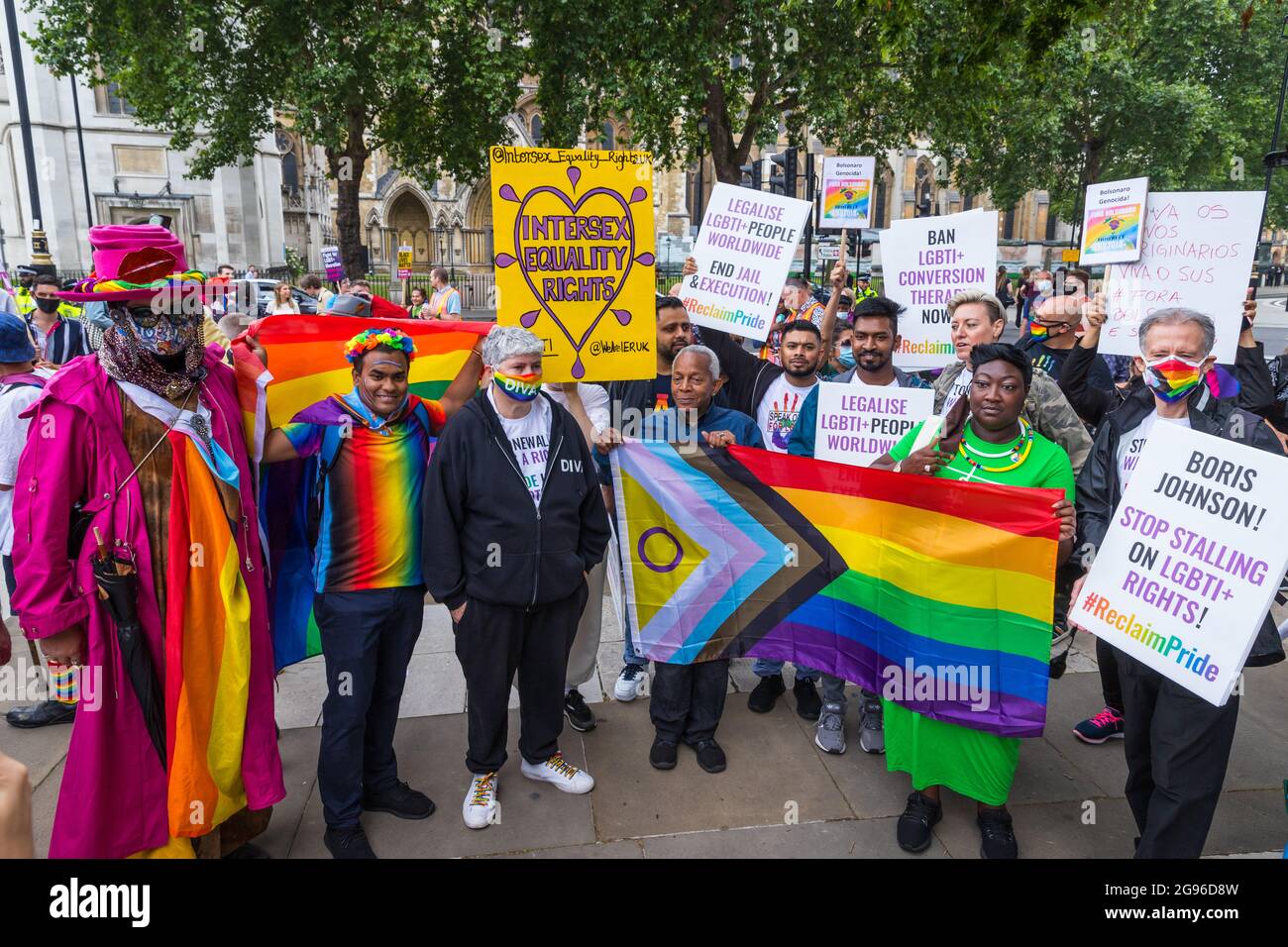 Reclaim pride protest hi-res stock photography and images - Alamy