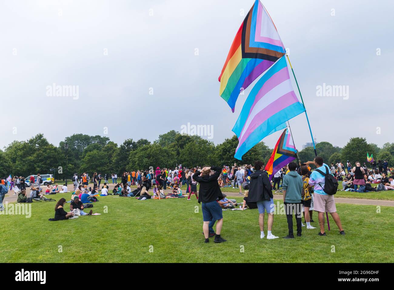 Progress pride flag hi-res stock photography and images - Alamy