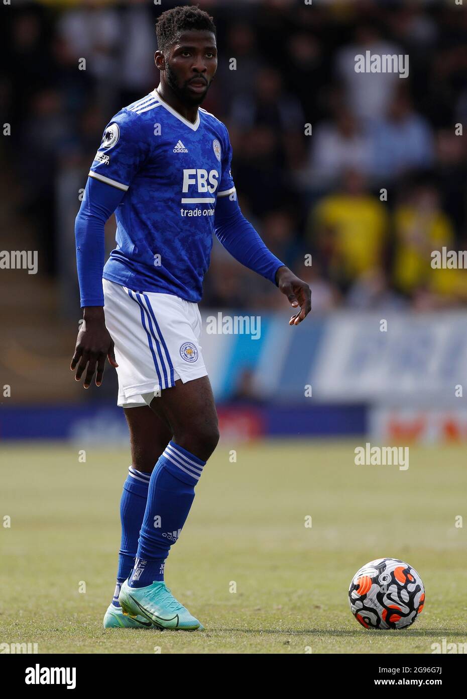 Burton upon Trent, England, 24th July 2021. Kelechi Iheanacho of ...