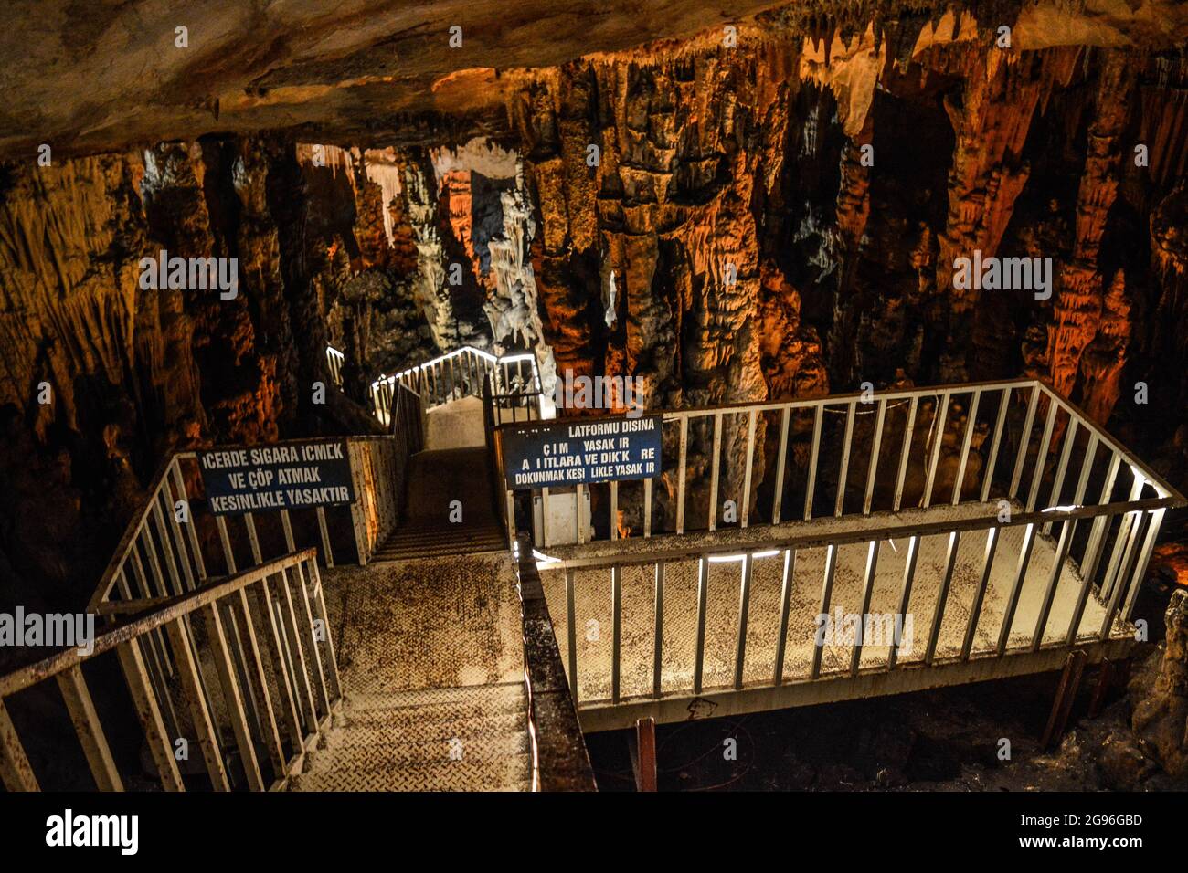 An interior view of Gilindire Cave in Mersin, Turkey, on Saturday, July ...