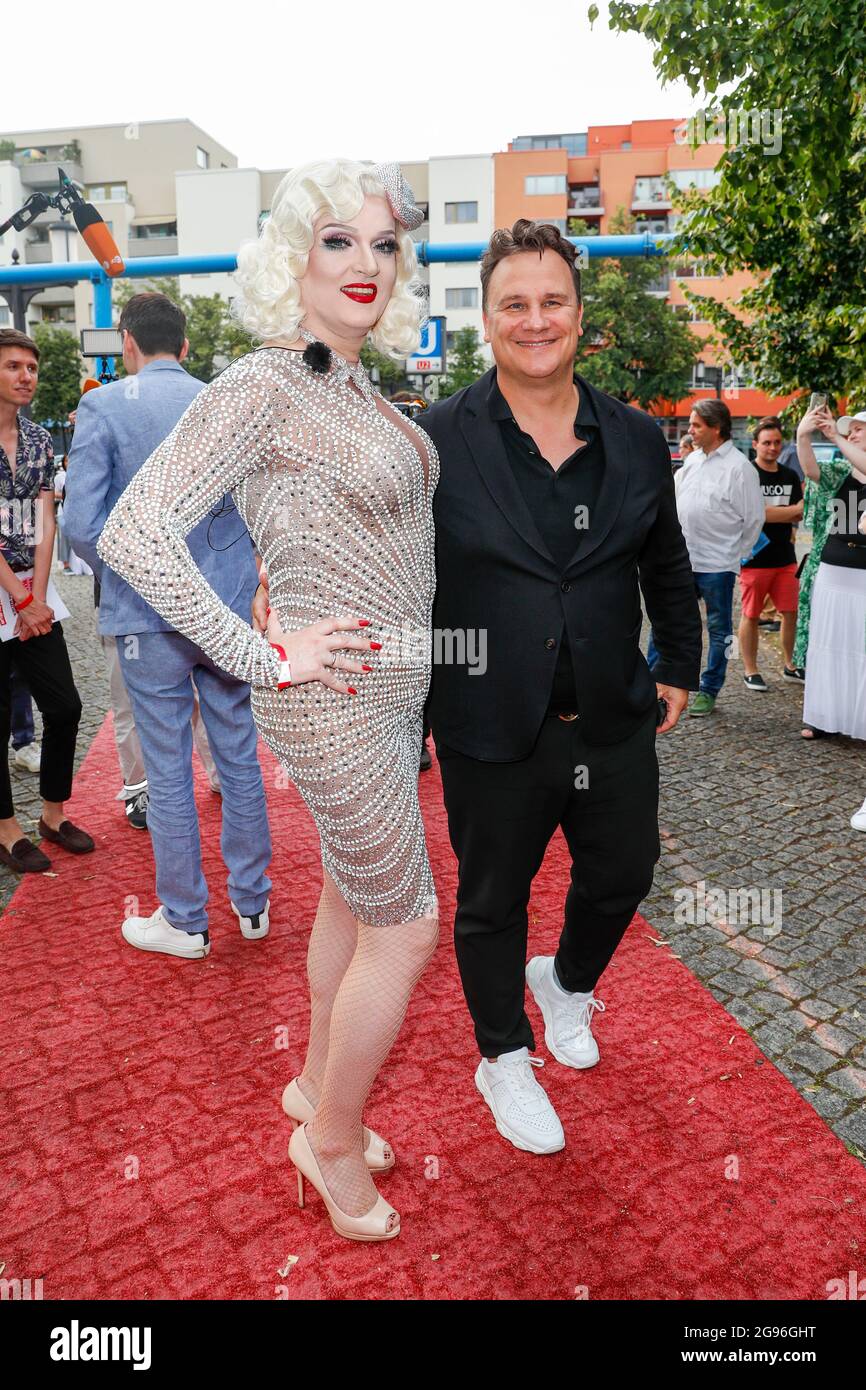 Berlin, Germany. 24th July, 2021. Sheila Wolf and Guido Maria ...