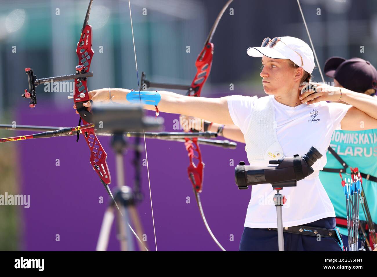Tokyo, Japan. 23rd July, 2021. Lisa Barbelin (FRA) Archery : Women's ...
