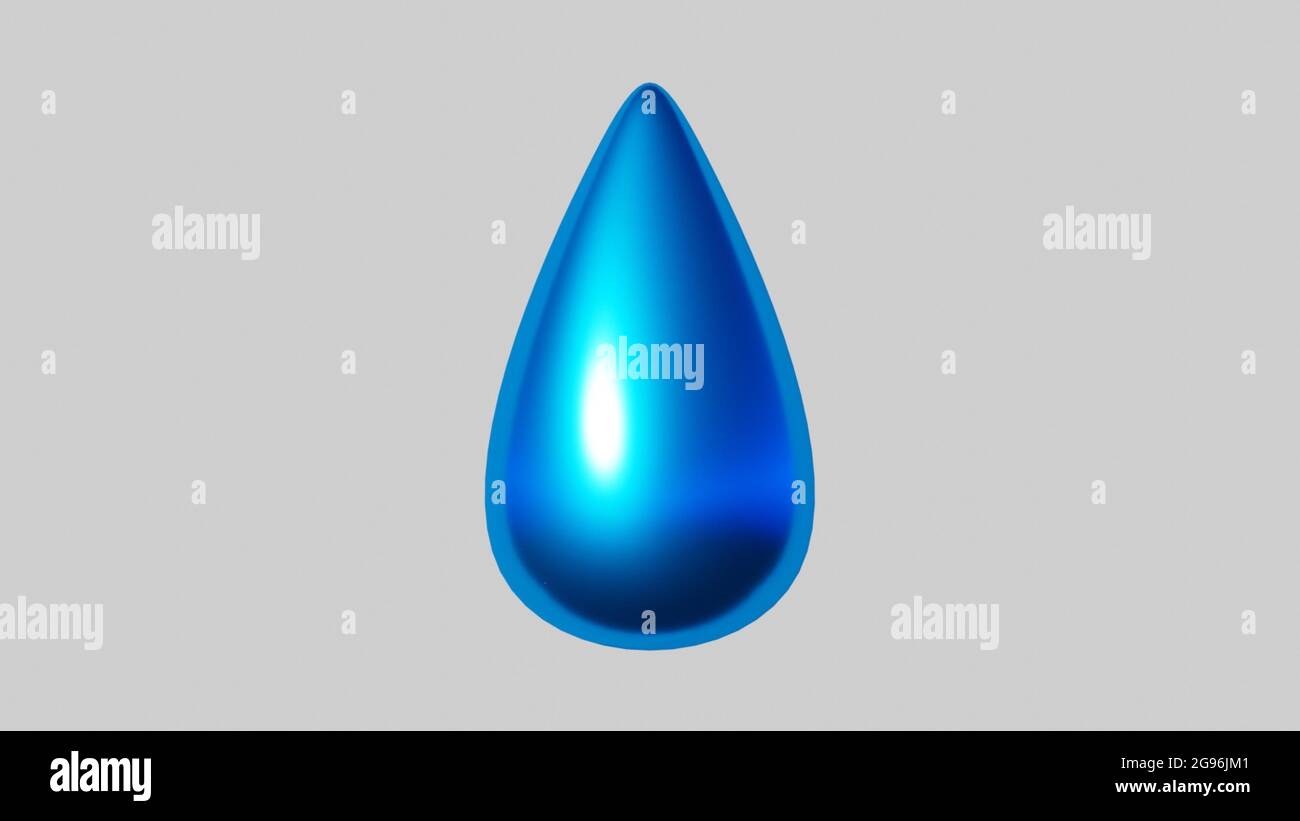Blue Teardrop Logo