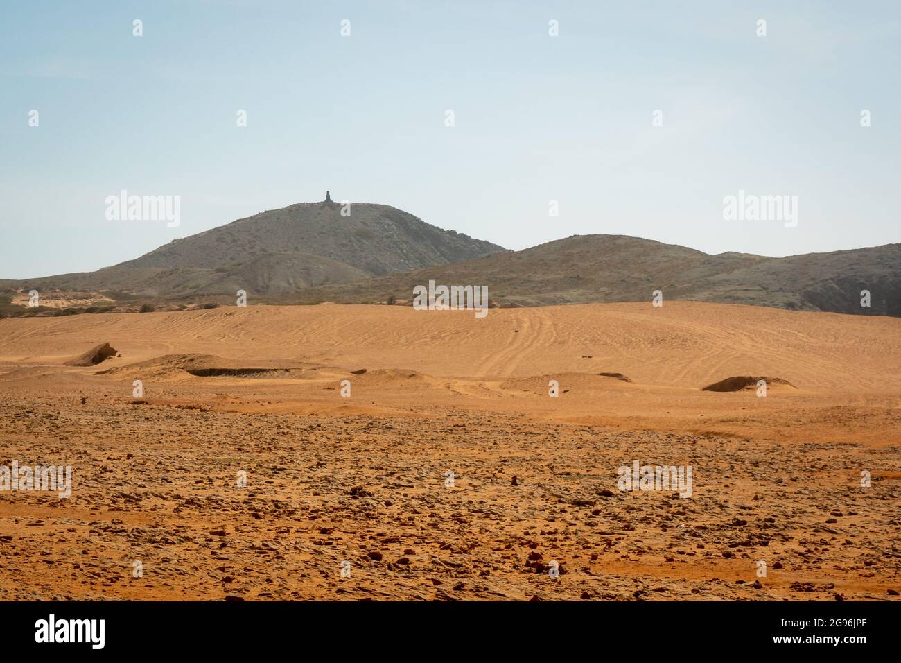 The Famous Desert in Cabo de la Vela in La Guajira, Colombia Stock ...