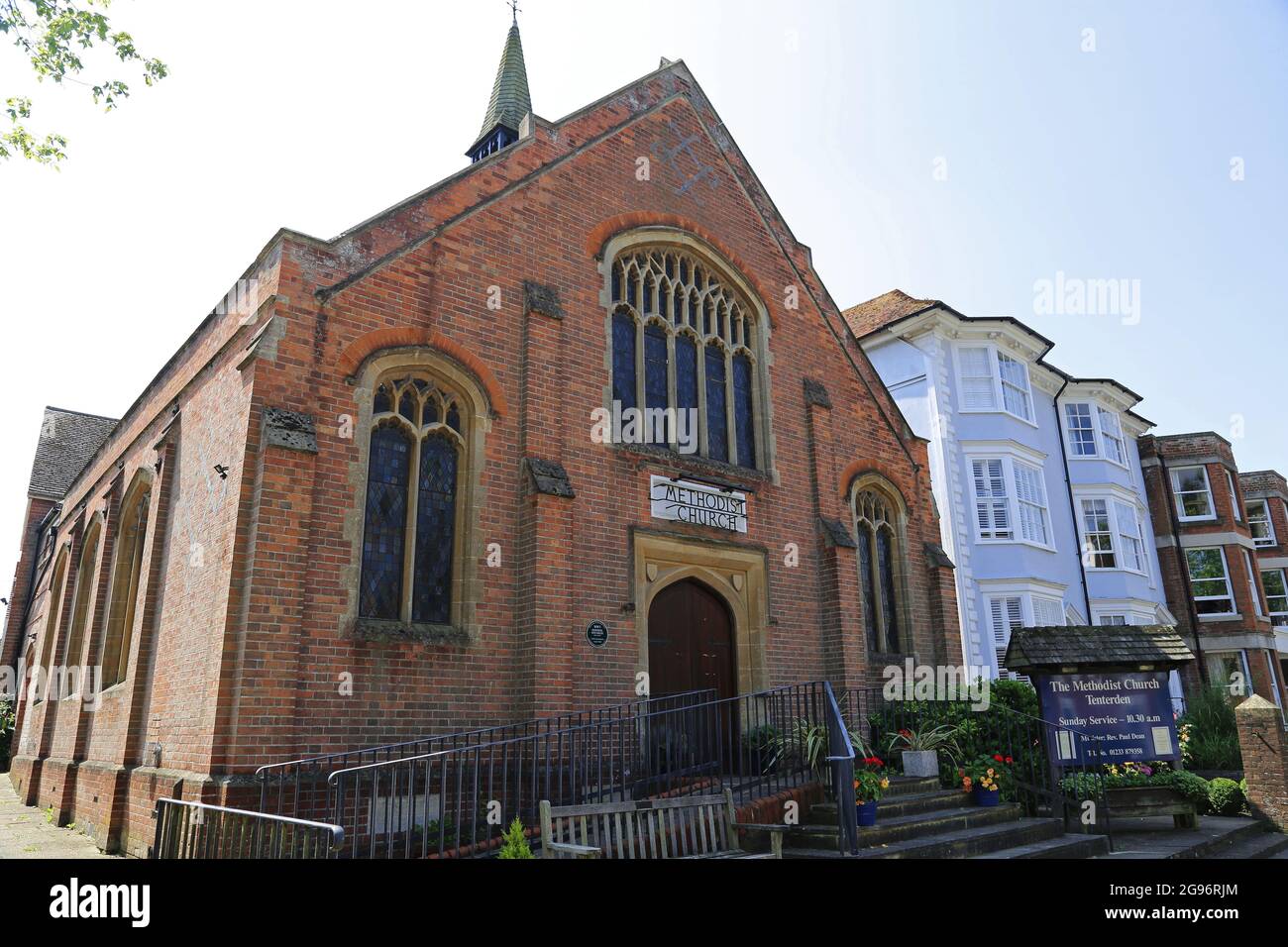 Methodist Church, High Street, Tenterden, Kent, England, Great Britain ...