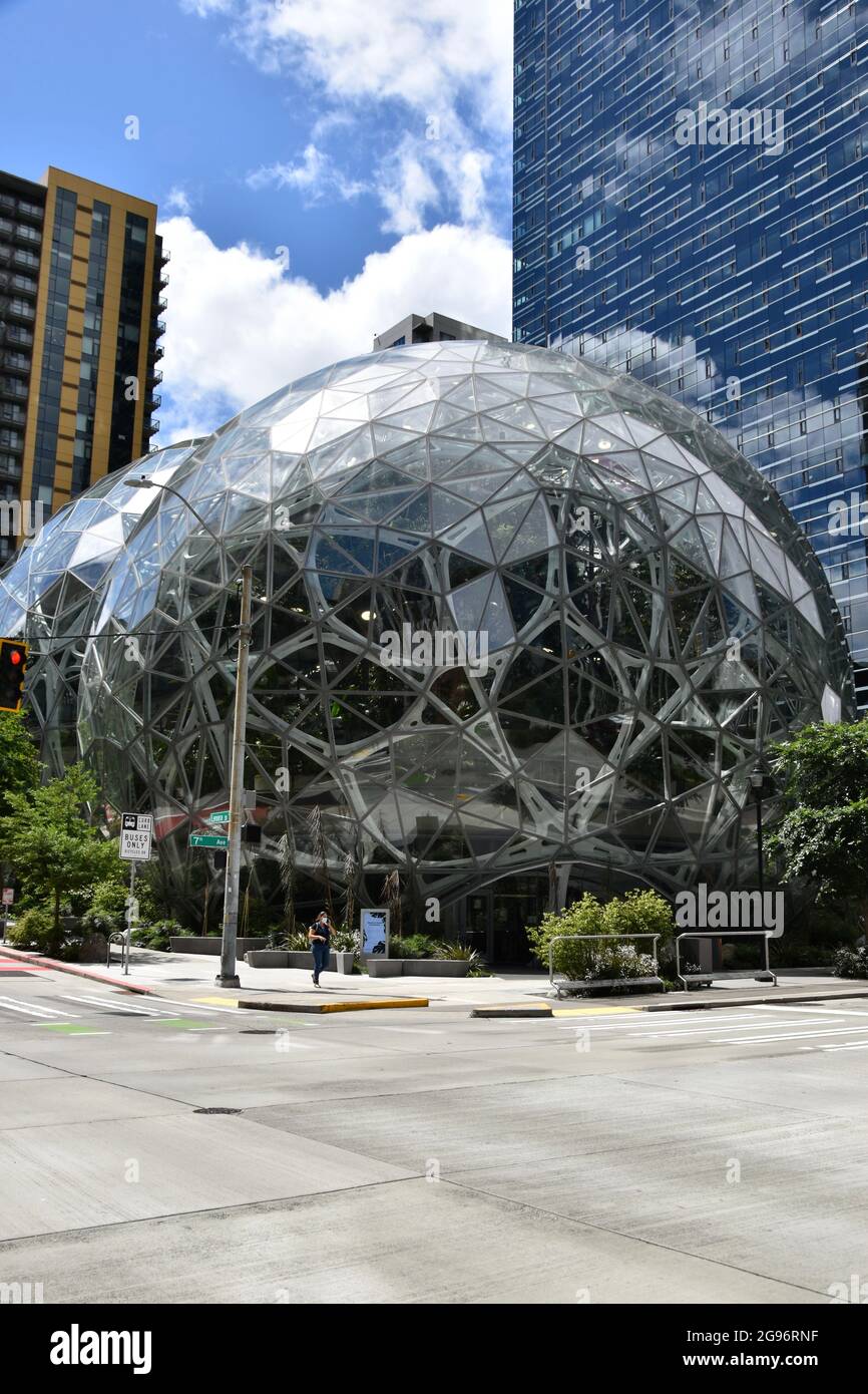 Around Seattle, Washington in the PNW (home to the Space Needle, Amazon ...