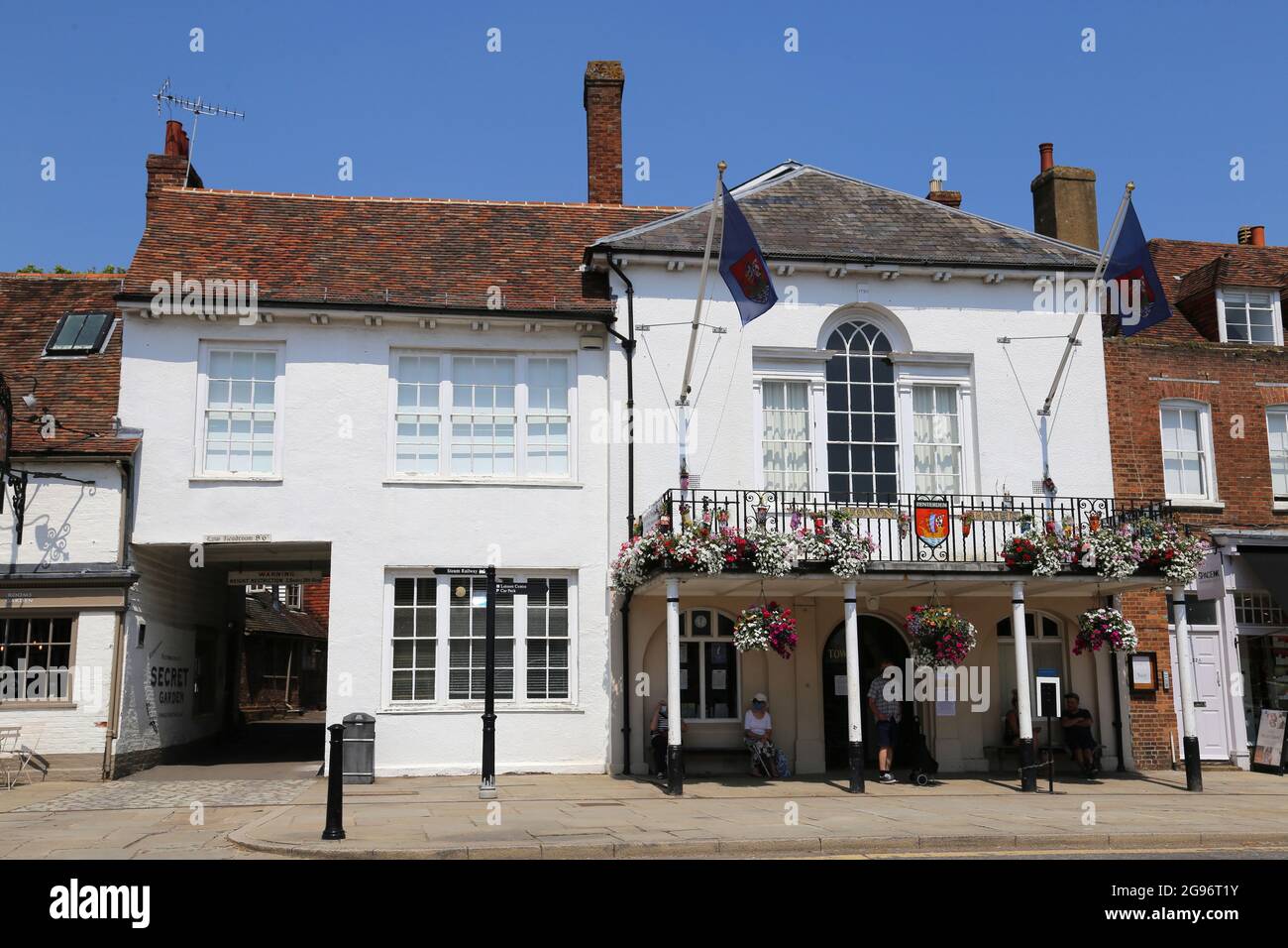Town Hall, High Street, Tenterden, Kent, England, Great Britain, United ...
