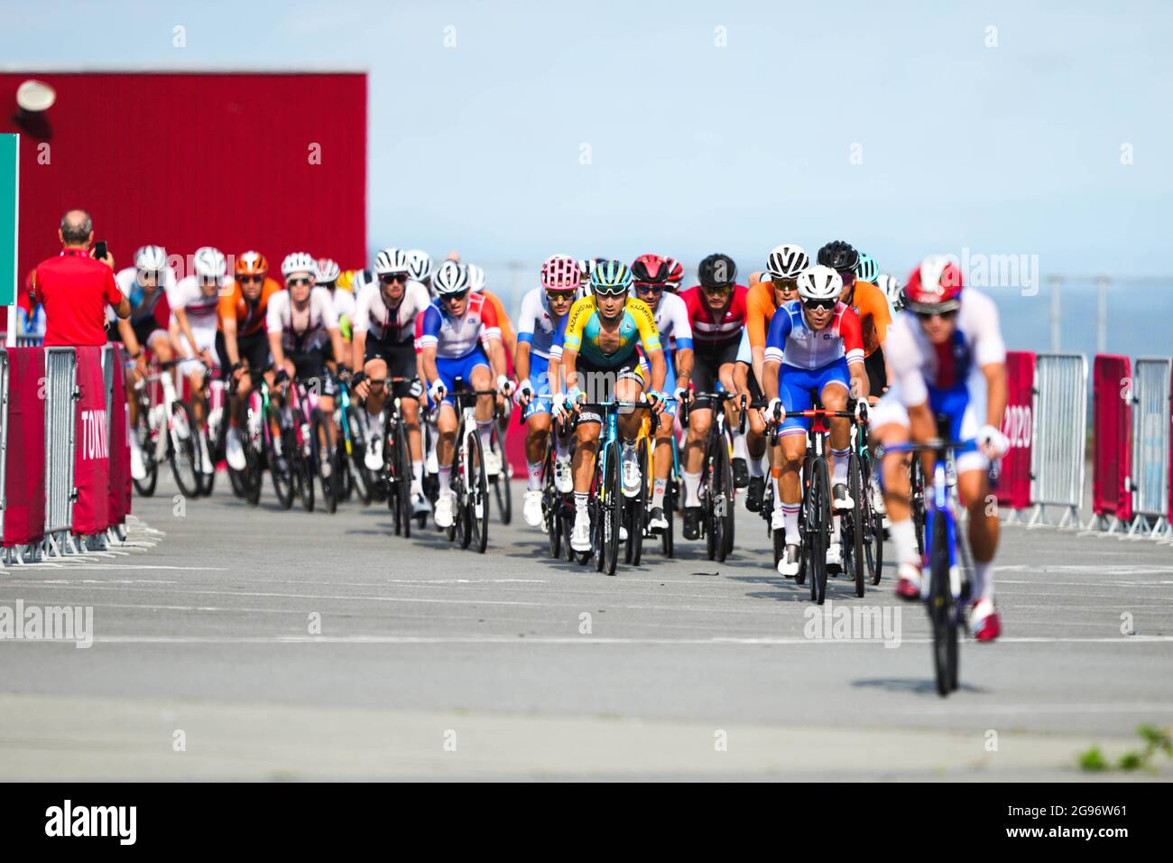 JULY 24, 2021 - Cycling : Men's Road Race during the Tokyo 2020 Olympic ...