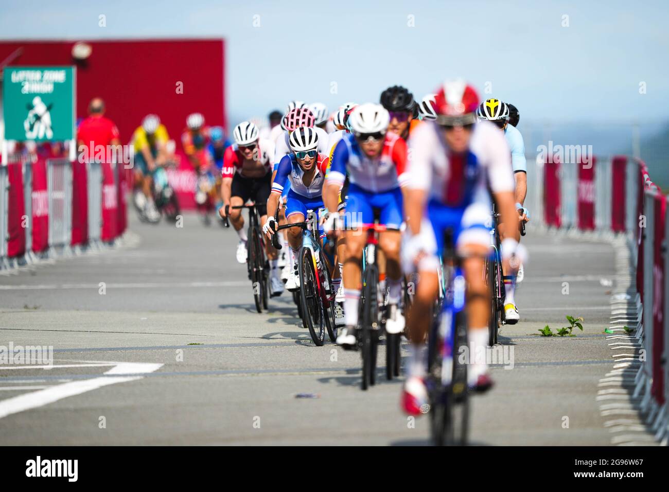 JULY 24, 2021 - Cycling : Men's Road Race during the Tokyo 2020 Olympic ...