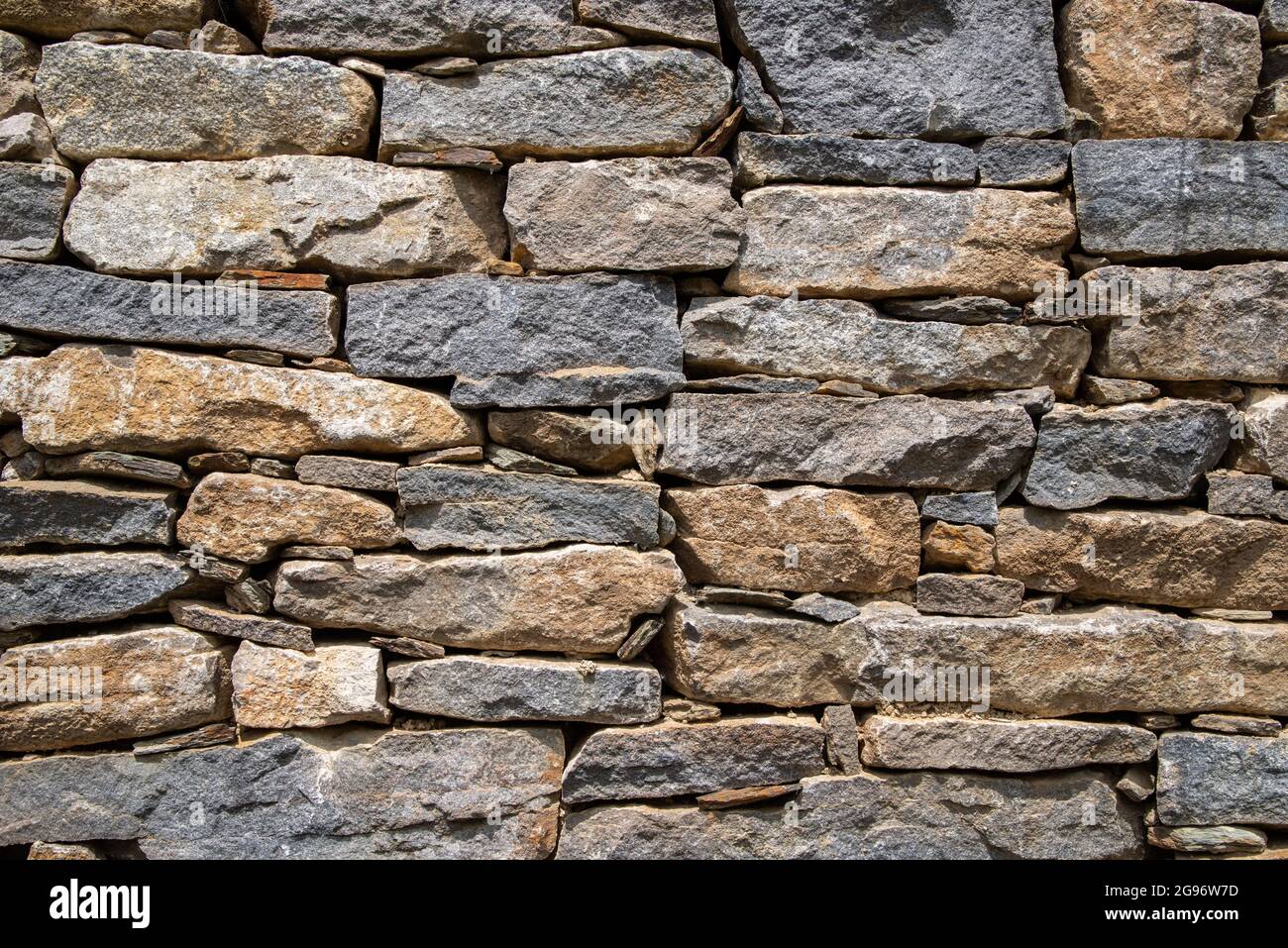 Natural stone wall as texture or background Stock Photo - Alamy