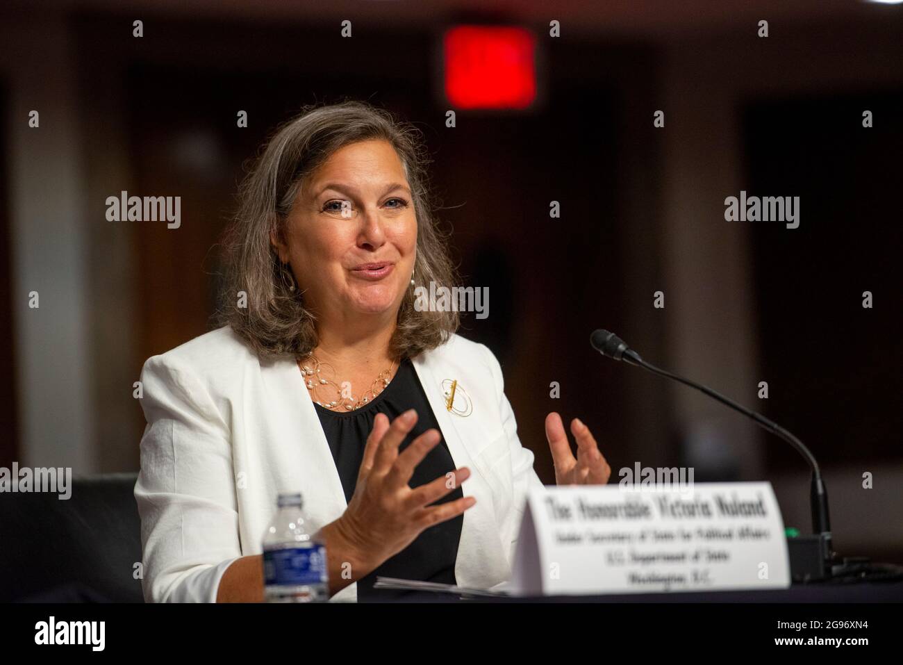 Washington, United States Of America. 21st July, 2021. Victoria Nuland ...