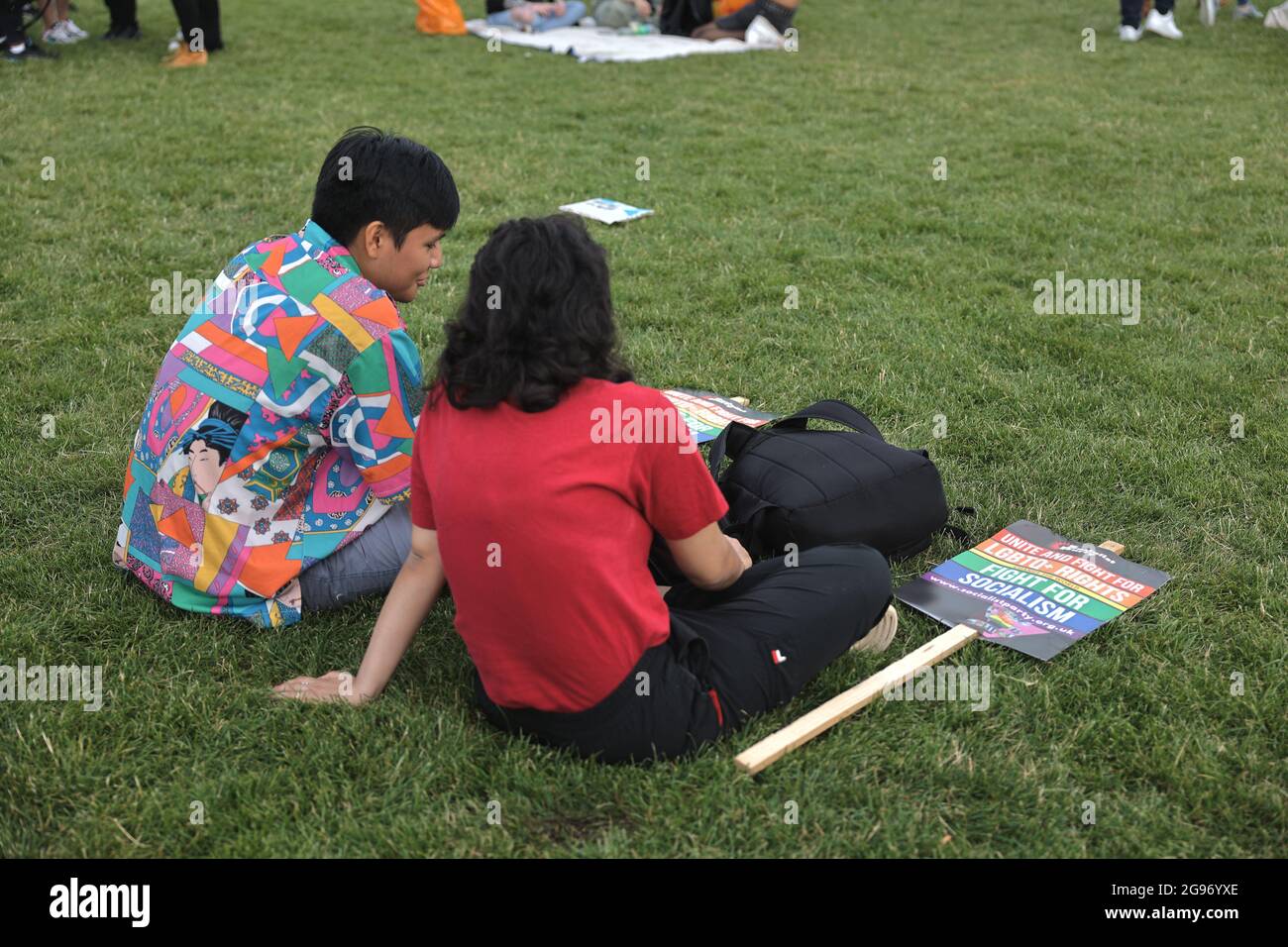1972 uk pride rally hi-res stock photography and images - Alamy