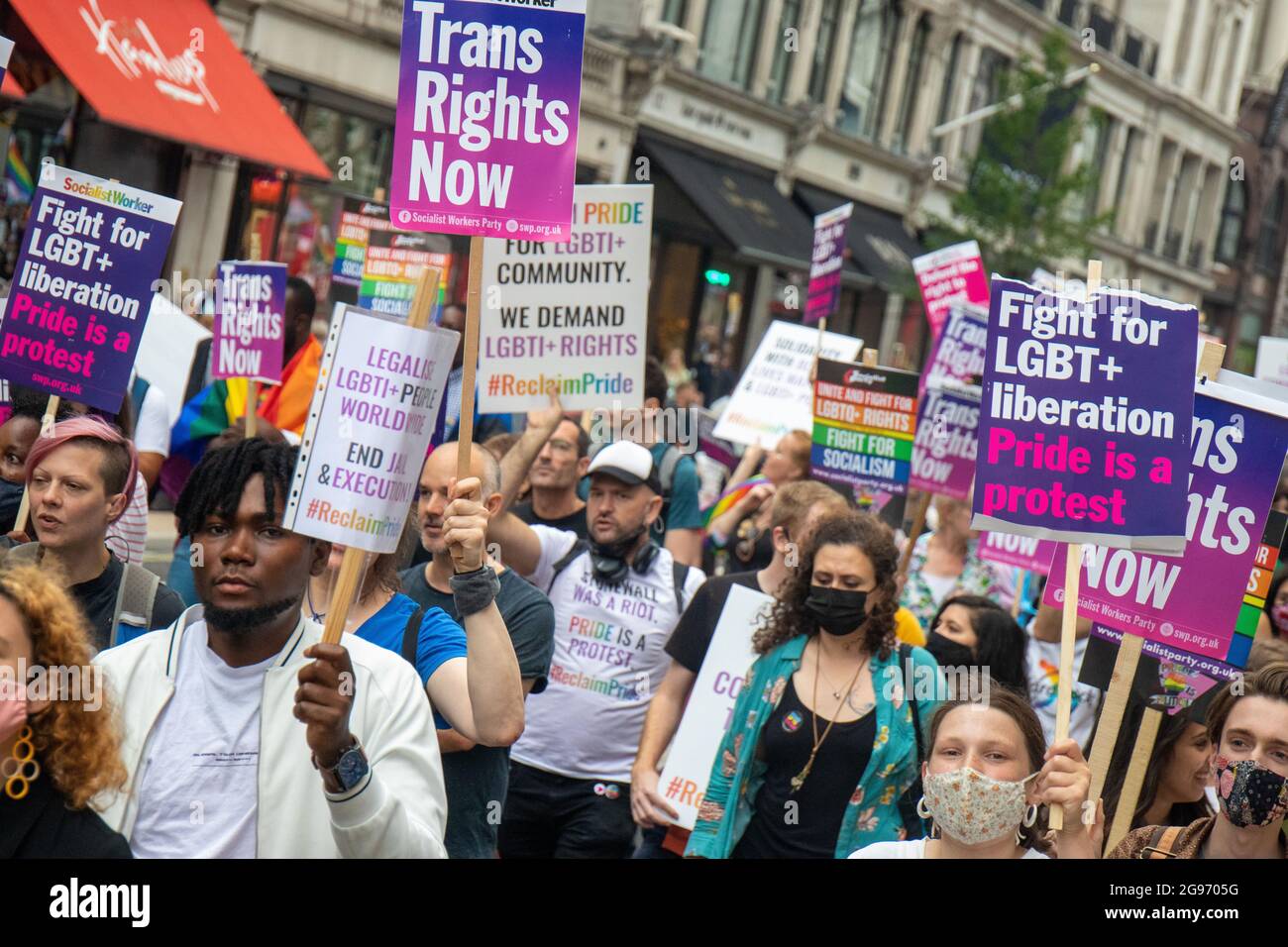Lgbt protest hi-res stock photography and images - Alamy