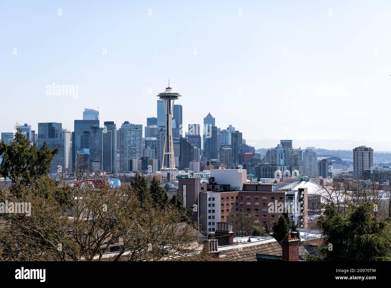 Seattle, Washington D.C. USA - April 06, 2021: seattle skyline ...