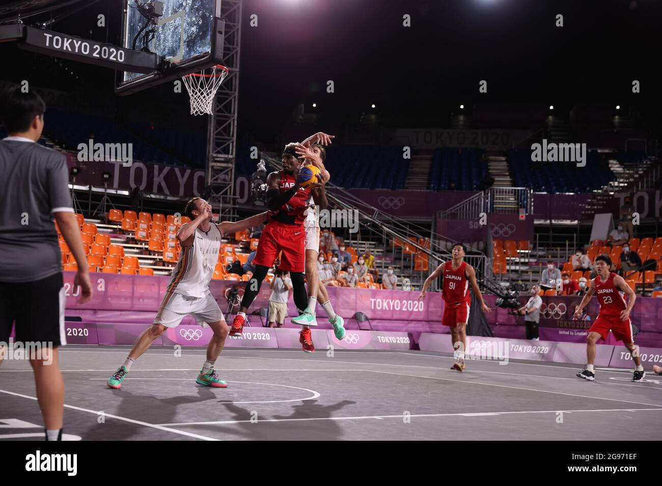 Tokyo, Japan. 24th July, 2021. Ira Brown (JPN) 3x3 Basketball : Men's ...