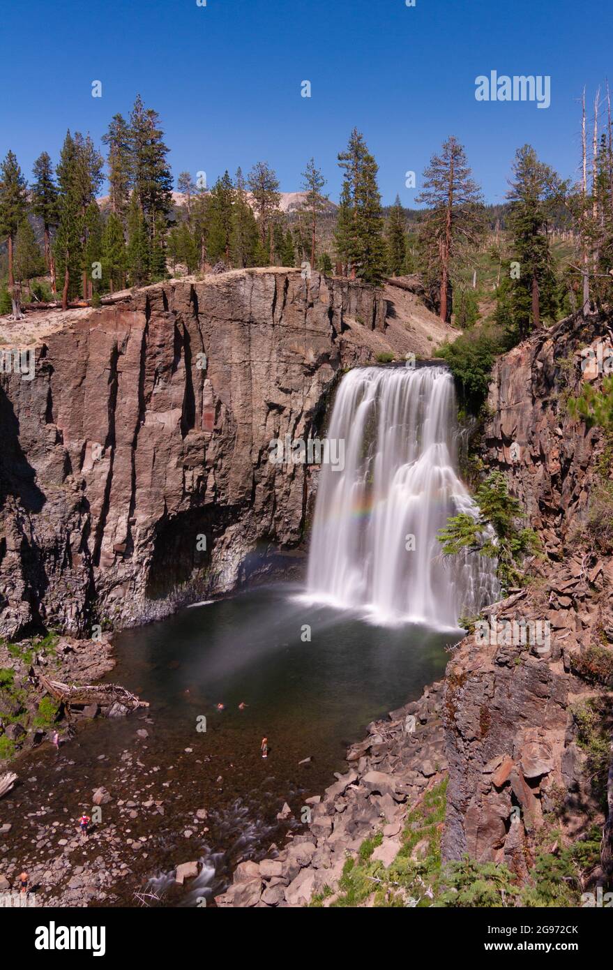 Rainbow Falls in Devil's Postpile National Monument in Mammoth Lakes ...