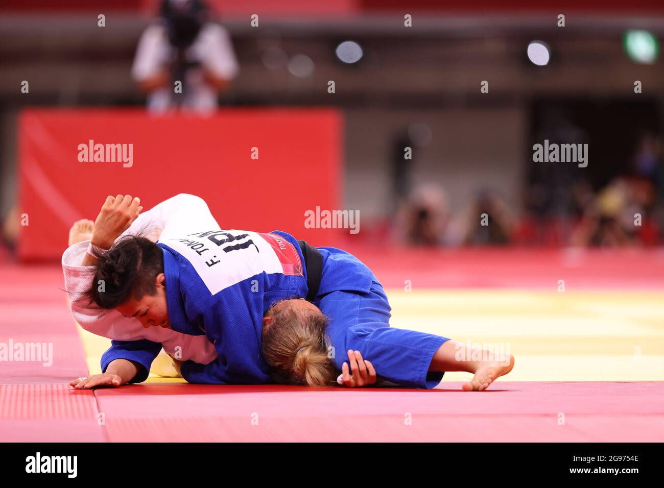 Tokyo, Japan. 24th July, 2021. Funa Tonaki (JPN), Daria Bilodid (UKR) Judo : Women's -48kg Semi ...