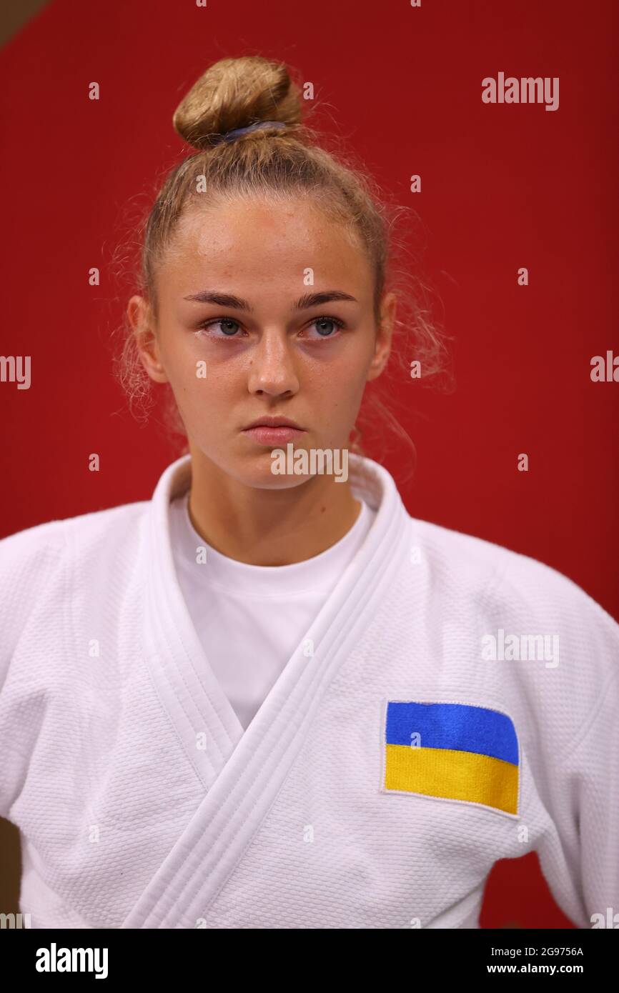 Tokyo, Japan. 24th July, 2021. Daria Bilodid (UKR) Judo : Women's -48kg ...