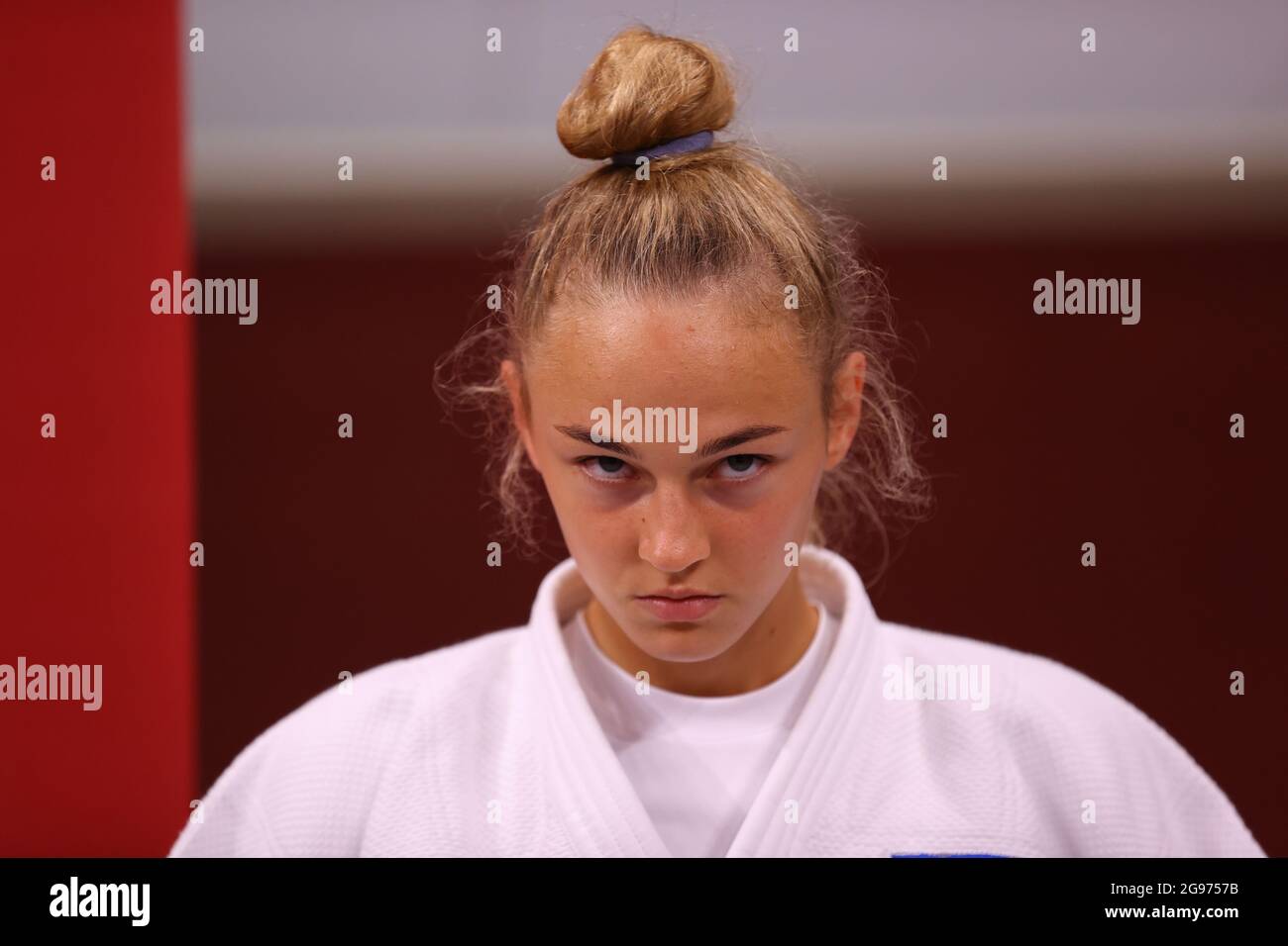 Tokyo, Japan. 24th July, 2021. Daria Bilodid (UKR) Judo : Women's -48kg ...