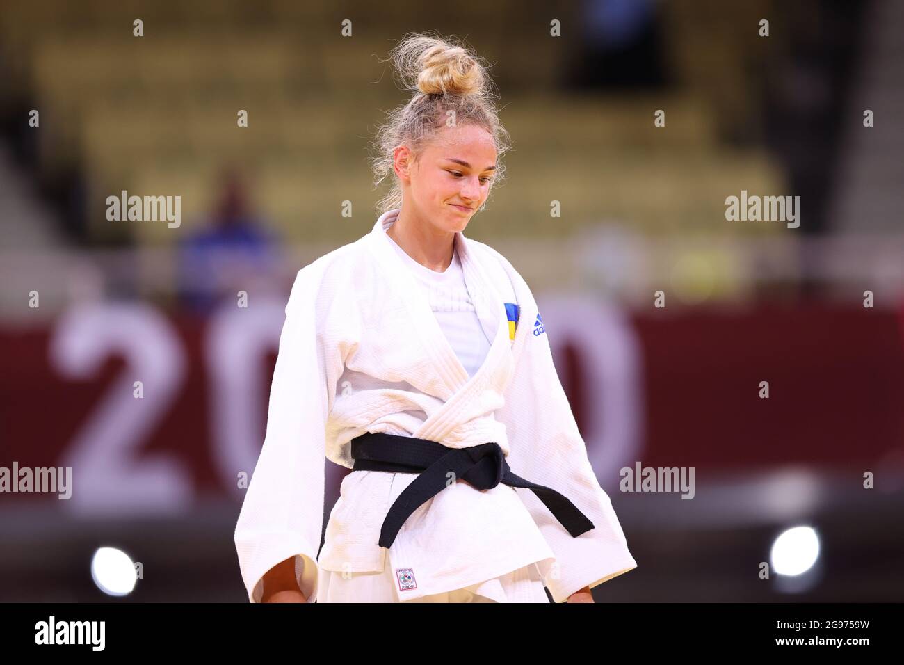 Tokyo, Japan. 24th July, 2021. Daria Bilodid (UKR) Judo : Women's -48kg ...