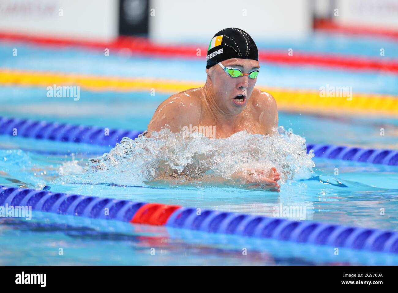 Tokyo, Japan. 24th July, 2021. Darragh Greene (IRE) Swimming : Men's ...
