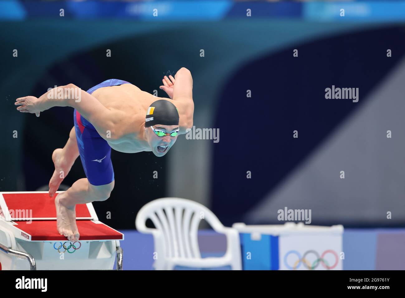 Tokyo, Japan. 24th July, 2021. Darragh Greene (IRE) Swimming : Men's ...