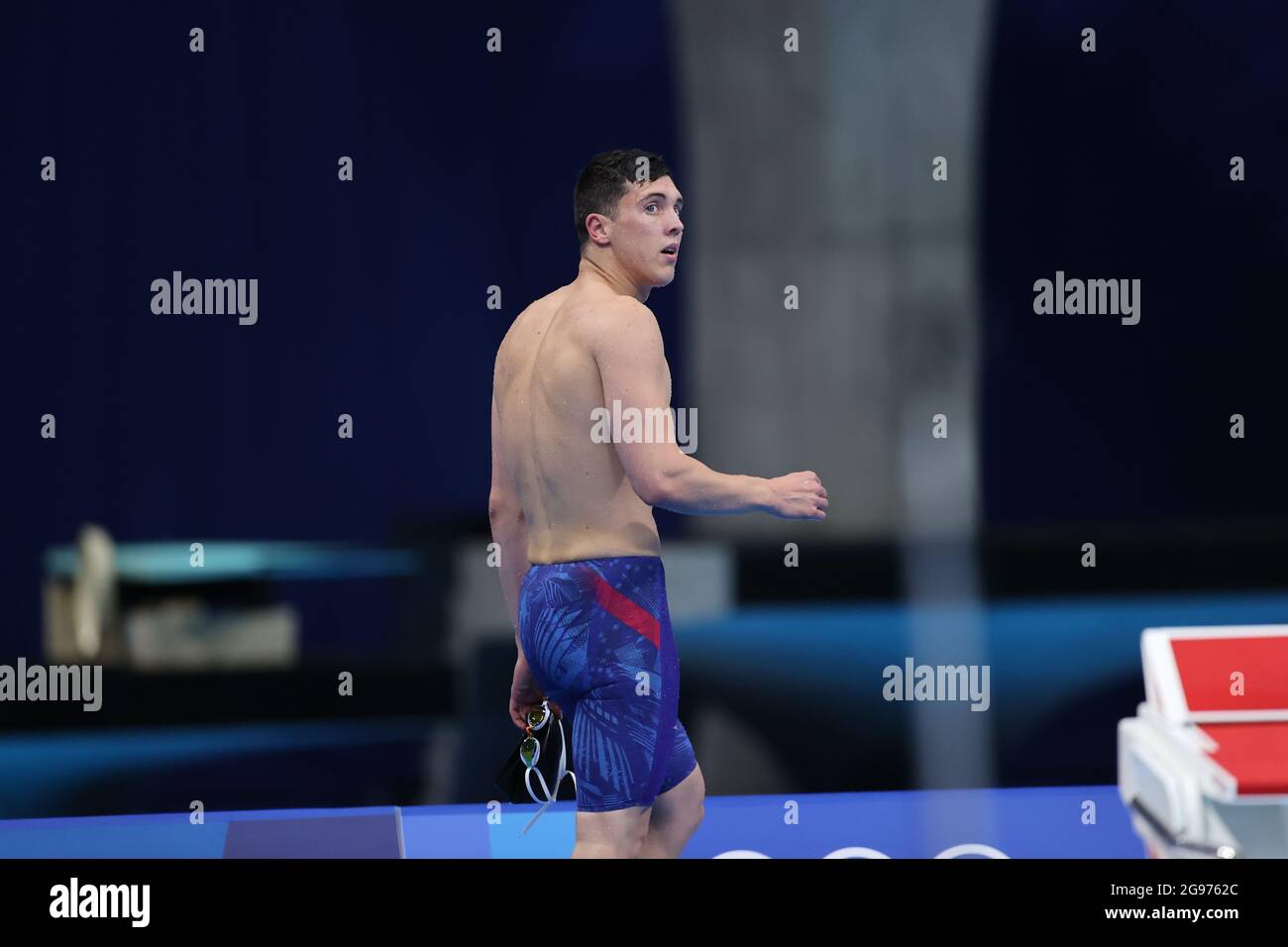 Tokyo, Japan. 24th July, 2021. Darragh Greene (IRE) Swimming : Men's ...