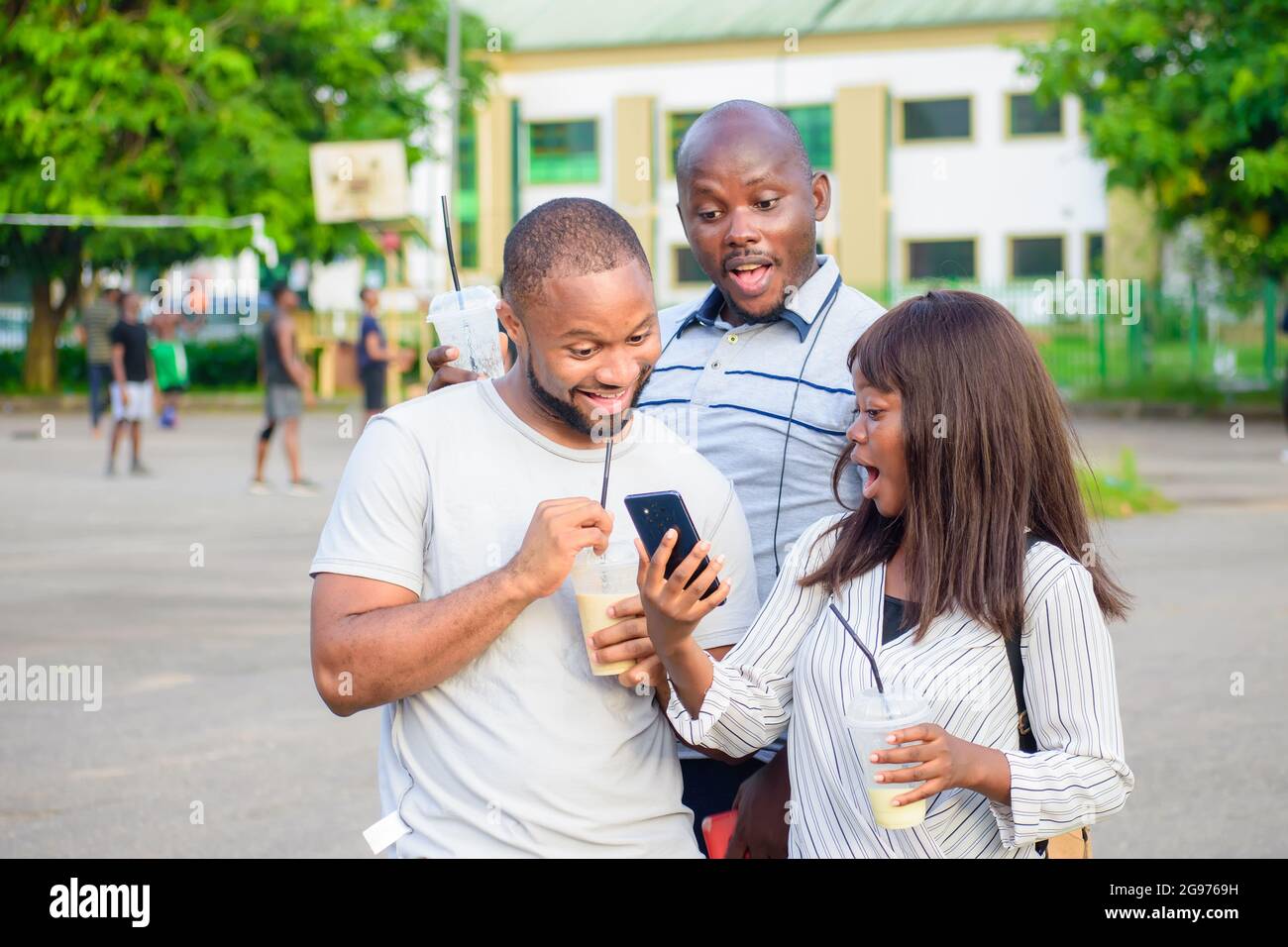 Happy Group Of People Talking