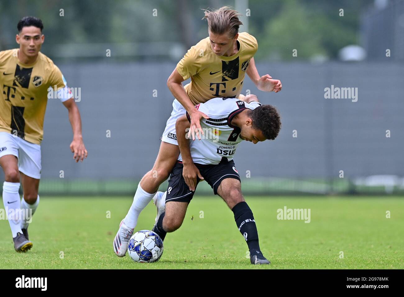 UTRECHT, NETHERLANDS - JULY 24: Mees Rijks of Jong FC Utrecht, Jaimy ...