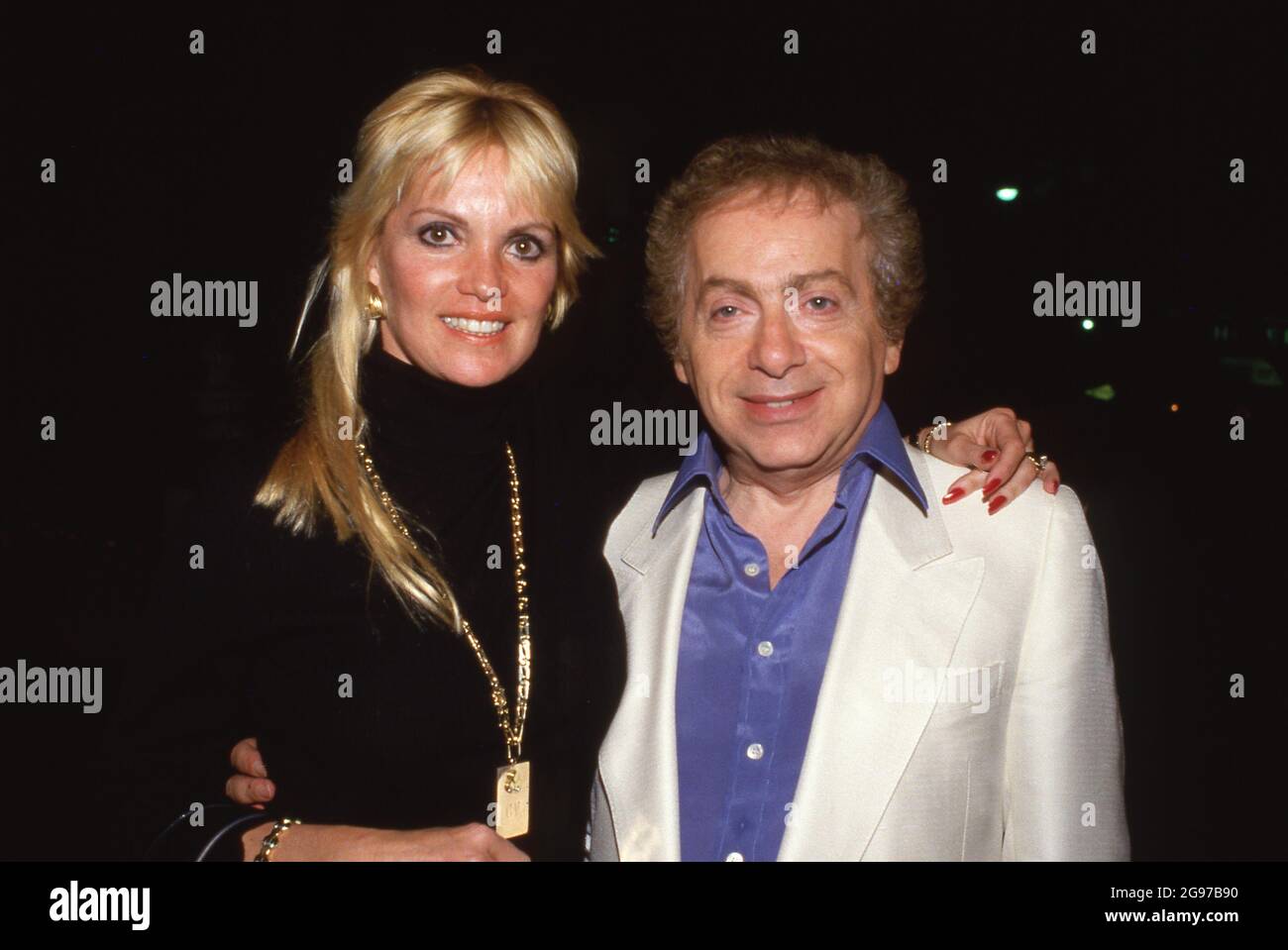 Carol Vitale and Jackie Mason Circa 1980's Credit: Ralph Dominguez ...